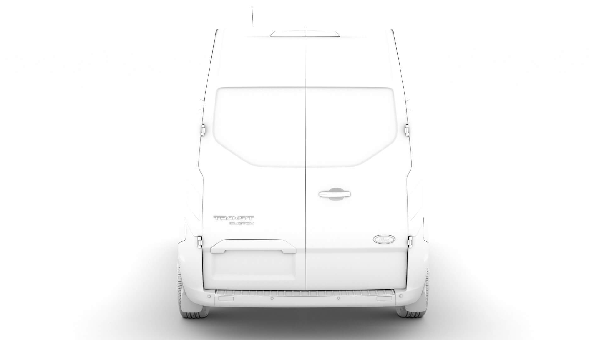 Ford Transit Custom L1H2 2020 - 3D Model by Creator 3D