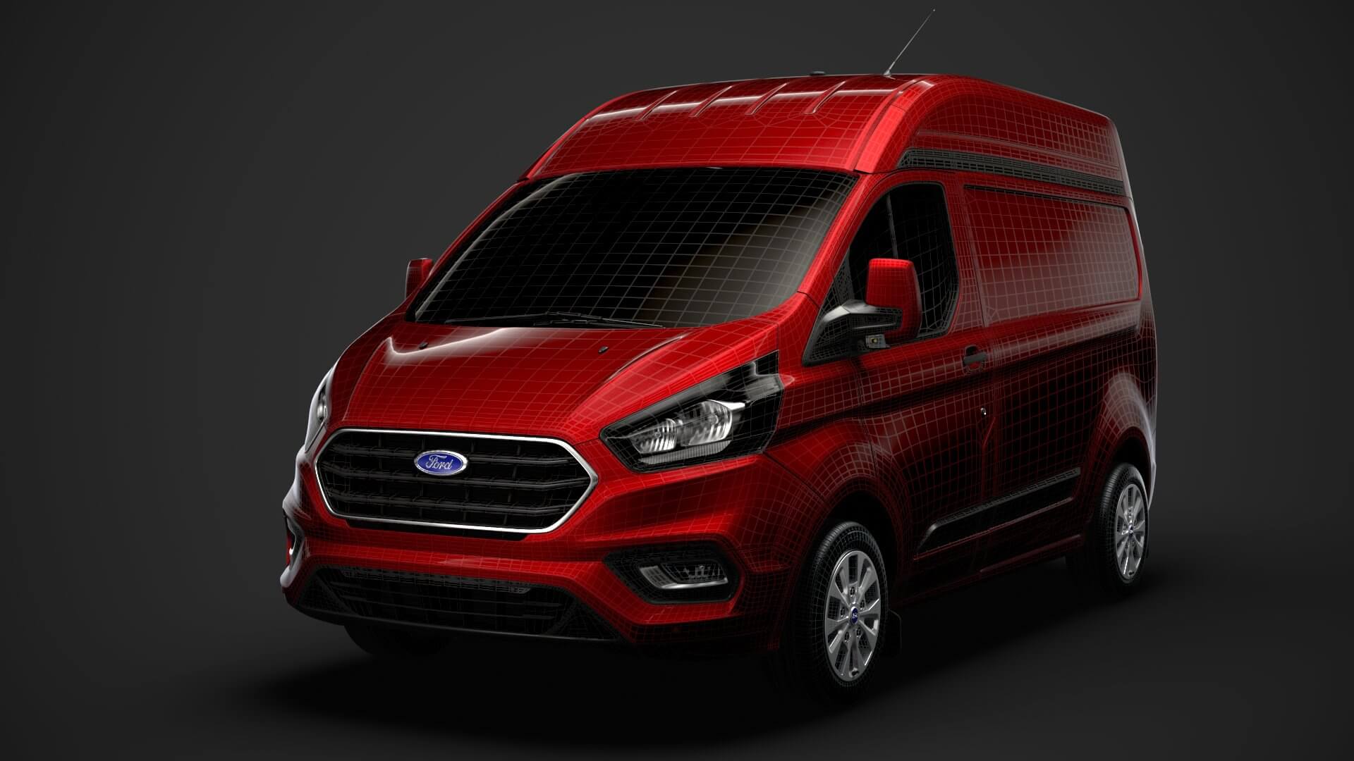 Ford Transit Custom L1H2 2020 - 3D Model by Creator 3D