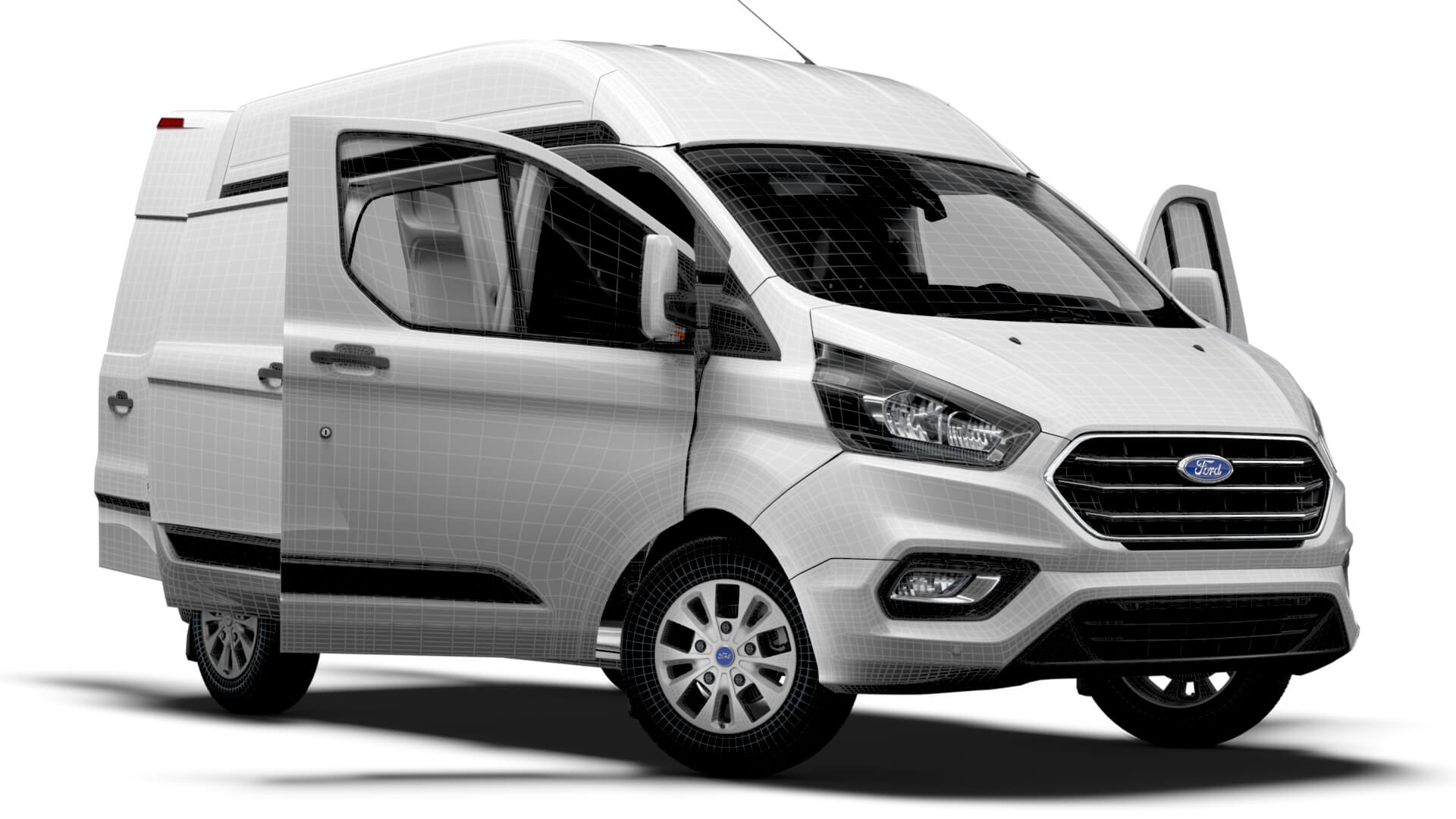 Ford Transit Custom L1H2 Hqinterior 2022 - 3D Model by Creator 3D