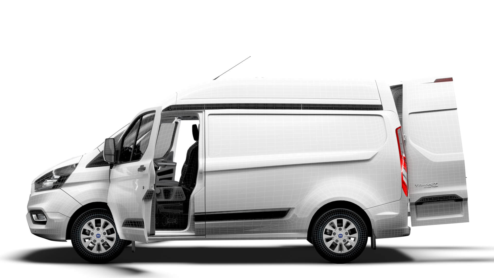 Ford Transit Custom L1H2 Hqinterior 2022 - 3D Model by Creator 3D