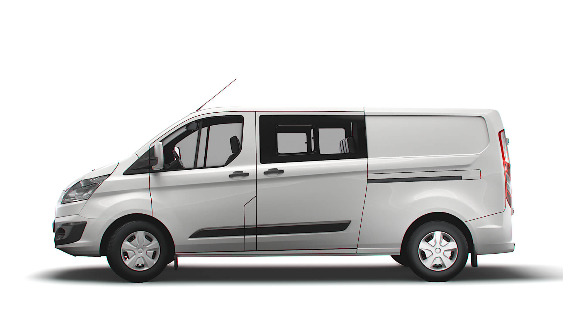 Ford Transit Custom L2H1 DCIV 2018 - 3D Model by Creator 3D