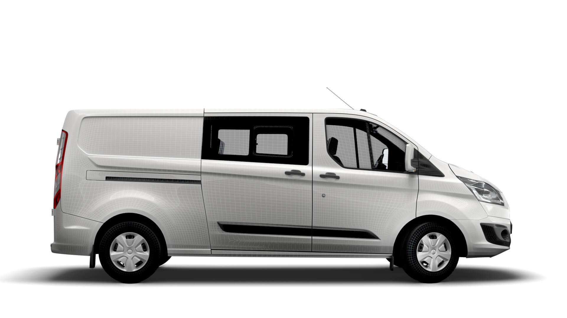 Ford Transit Custom L2H1 DCIV 2018 - 3D Model by Creator 3D