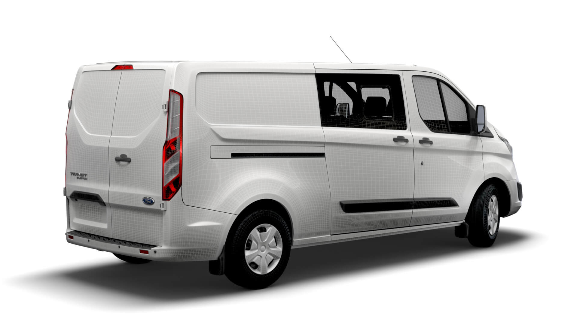 Ford Transit Custom L2H1 DCIV 2018 - 3D Model by Creator 3D