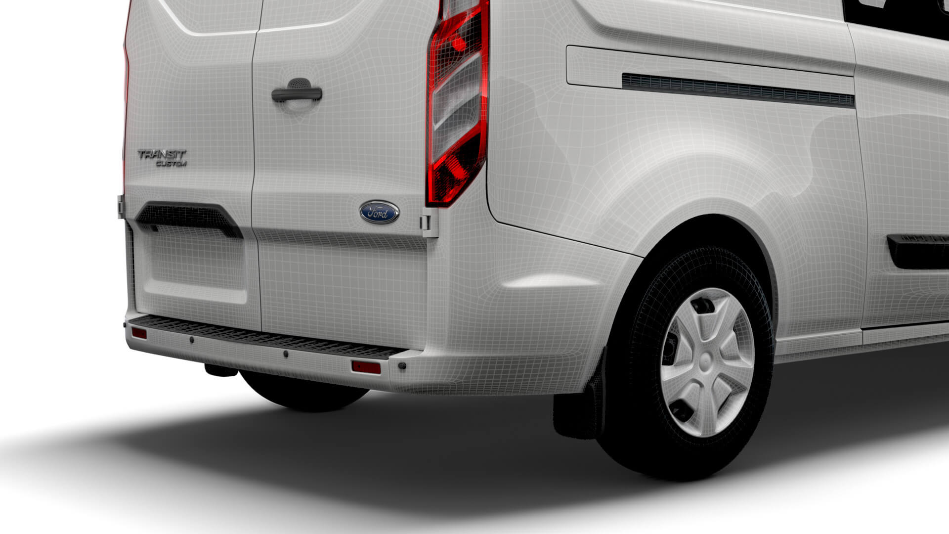 Ford Transit Custom L2H1 DCIV 2018 - 3D Model by Creator 3D
