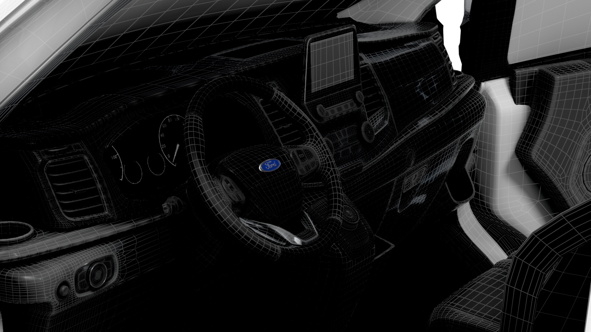 Ford Transit Custom L2H1 Hqinterior 2022 - 3D Model by Creator 3D