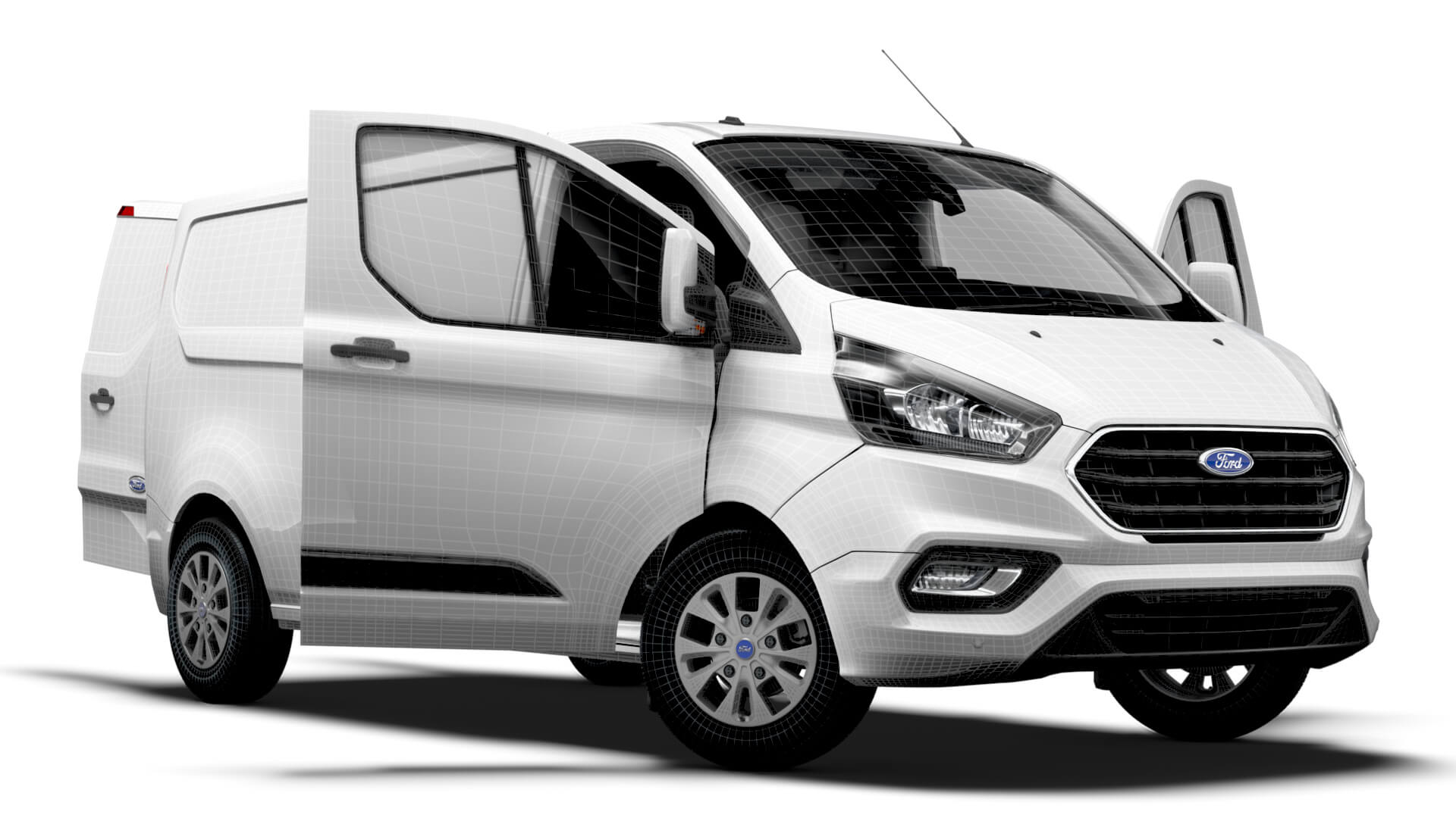 Ford Transit Custom L2H1 Hqinterior Ukspec 2022 - 3D Model by Creator 3D