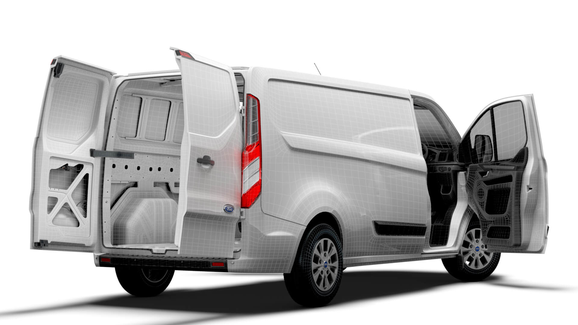 Ford Transit Custom L2H1 Hqinterior Ukspec 2022 - 3D Model by Creator 3D