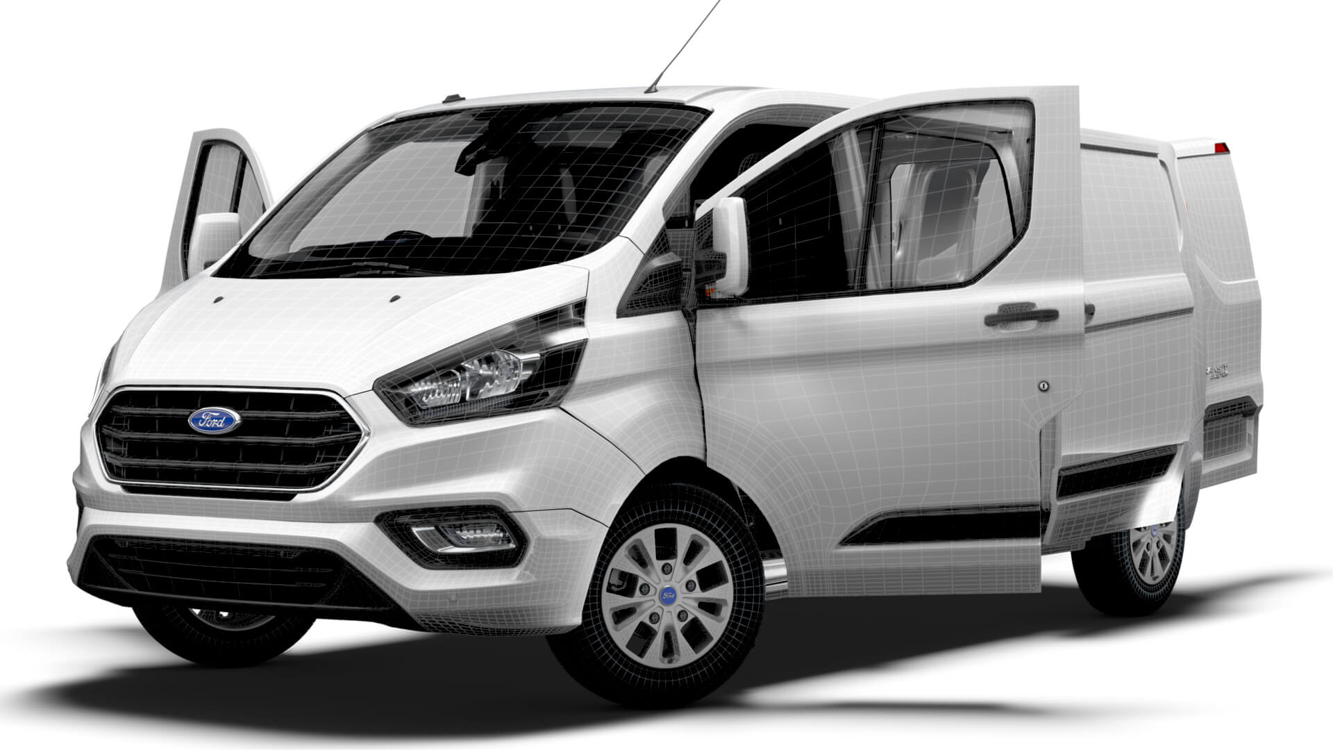 Ford Transit Custom L2H1 Hqinterior Ukspec 2022 - 3D Model by Creator 3D