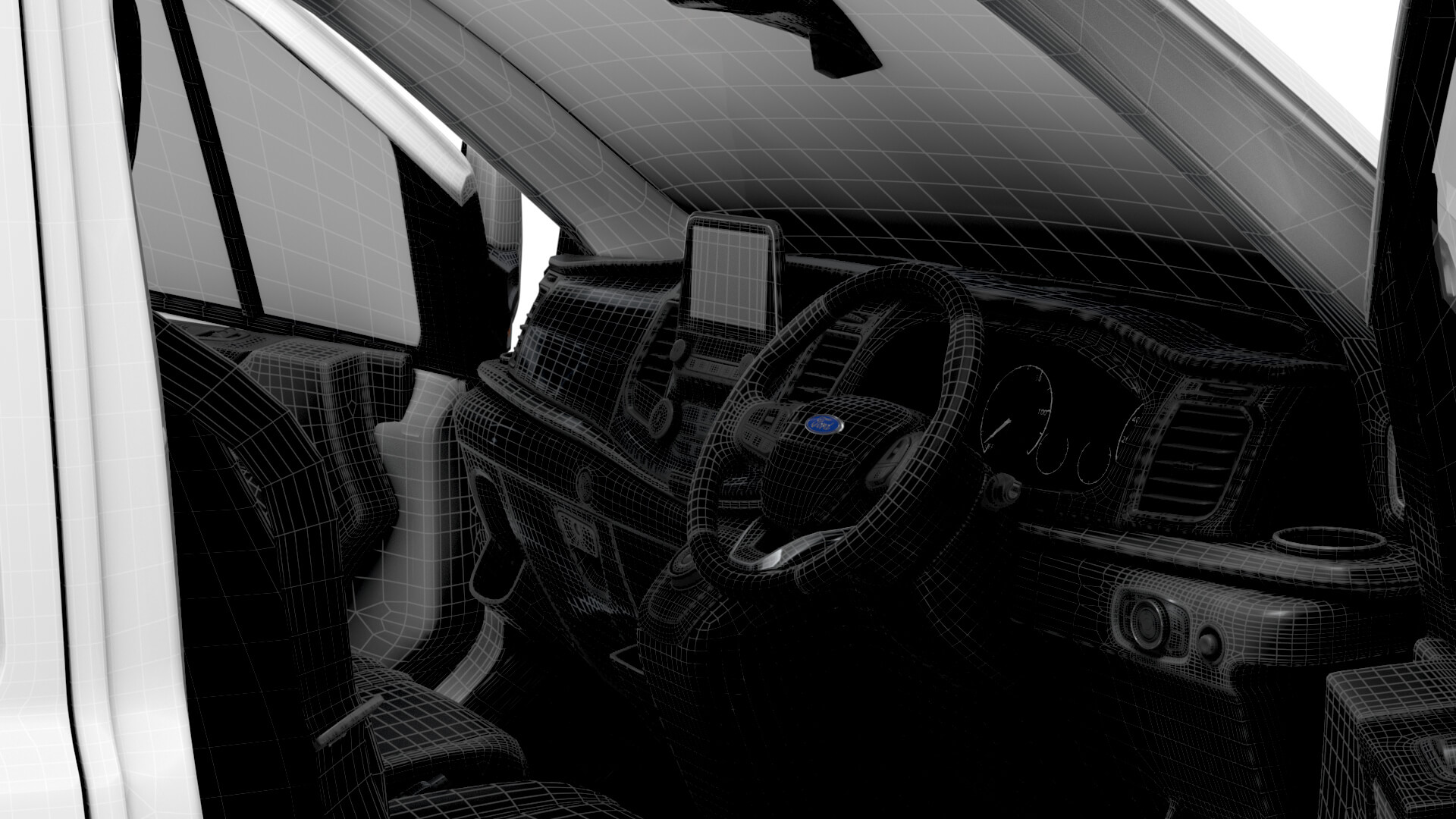 Ford Transit Custom L2H1 Hqinterior Ukspec 2022 - 3D Model by Creator 3D