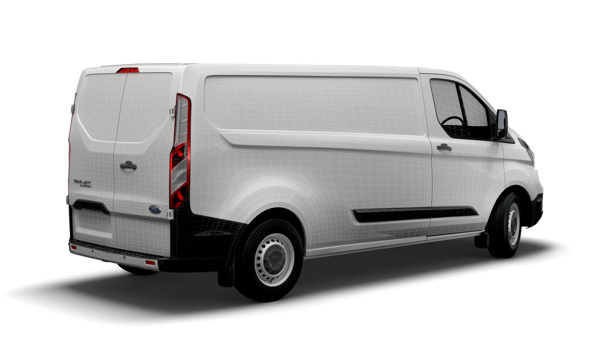 Ford Transit Custom L2H1 Leader UK Spec 2020 - 3D Model by Creator 3D