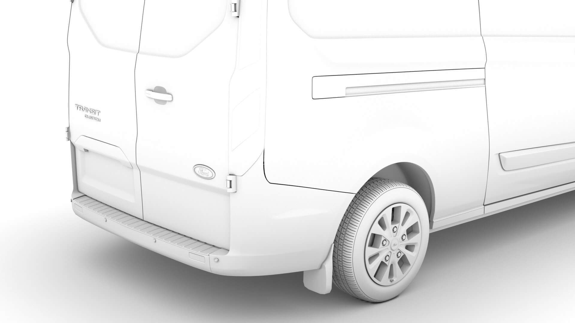 Ford Transit Custom L2H2 2020 - 3D Model by Creator 3D