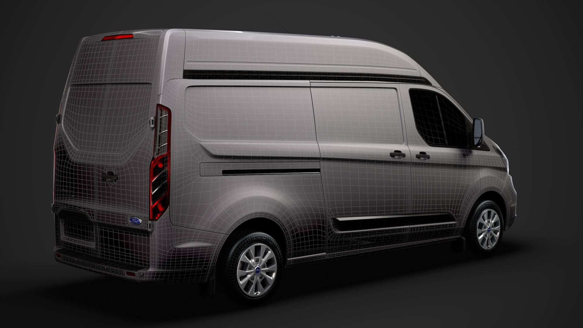 Ford Transit Custom L2H2 2020 - 3D Model by Creator 3D