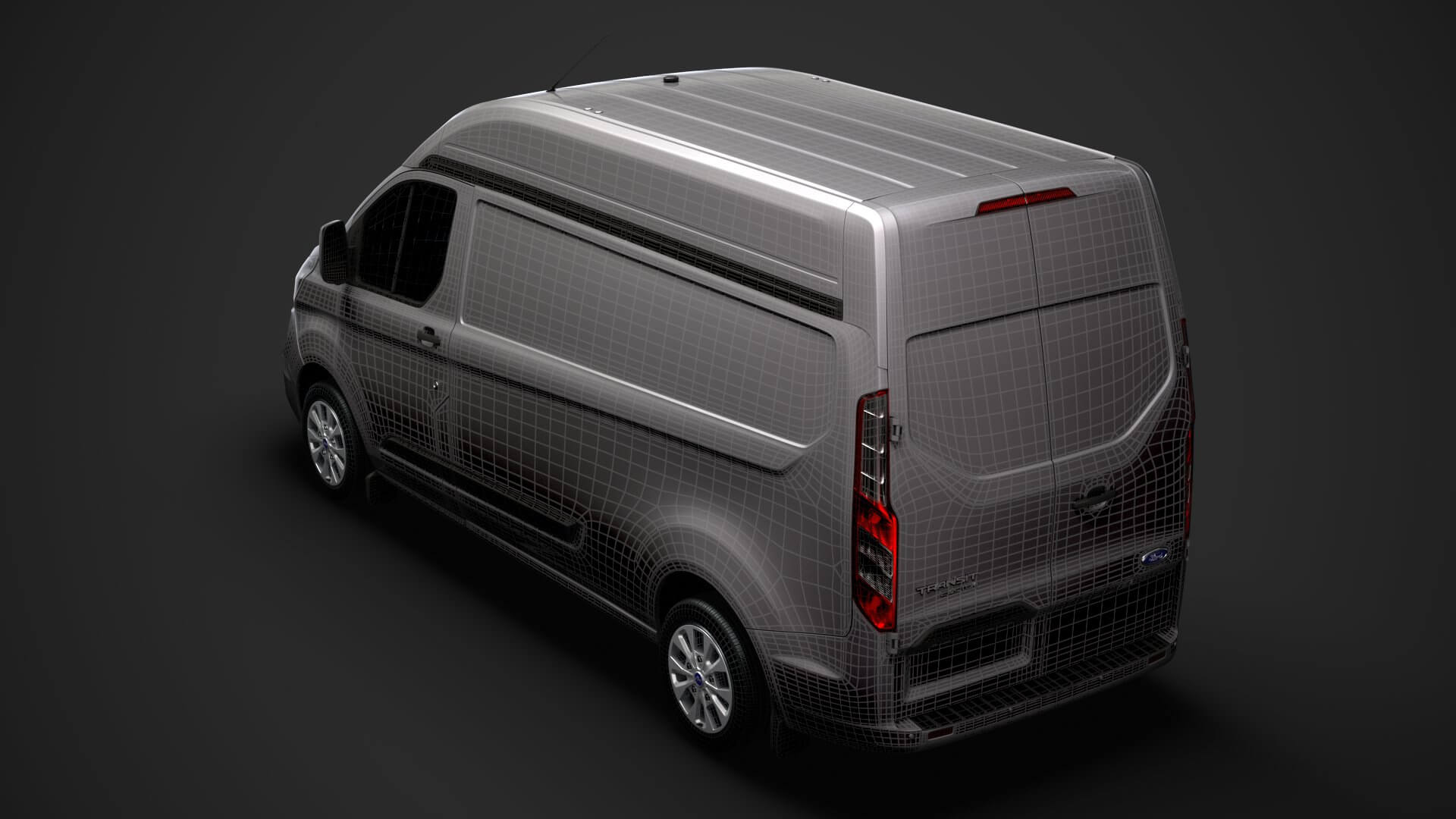 Ford Transit Custom L2H2 2020 - 3D Model by Creator 3D
