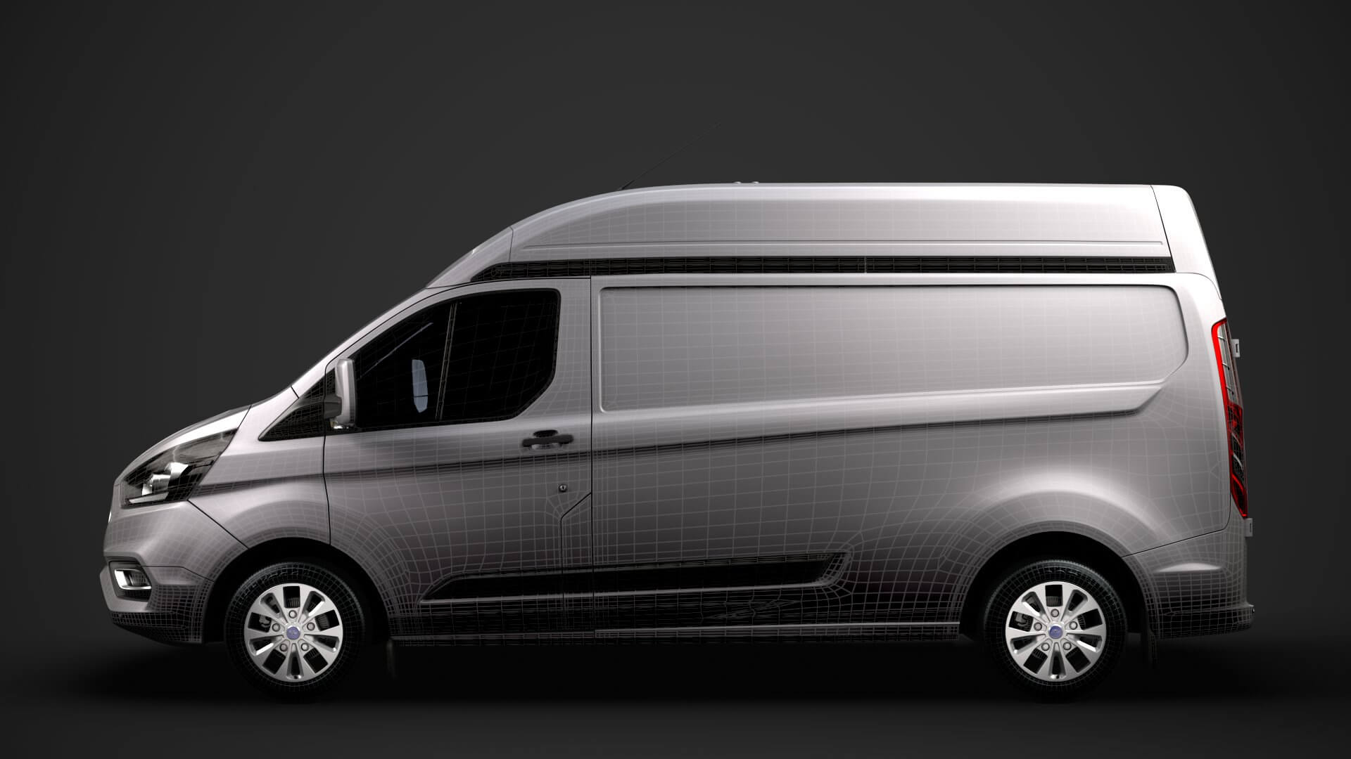 Ford Transit Custom L2H2 2020 - 3D Model by Creator 3D