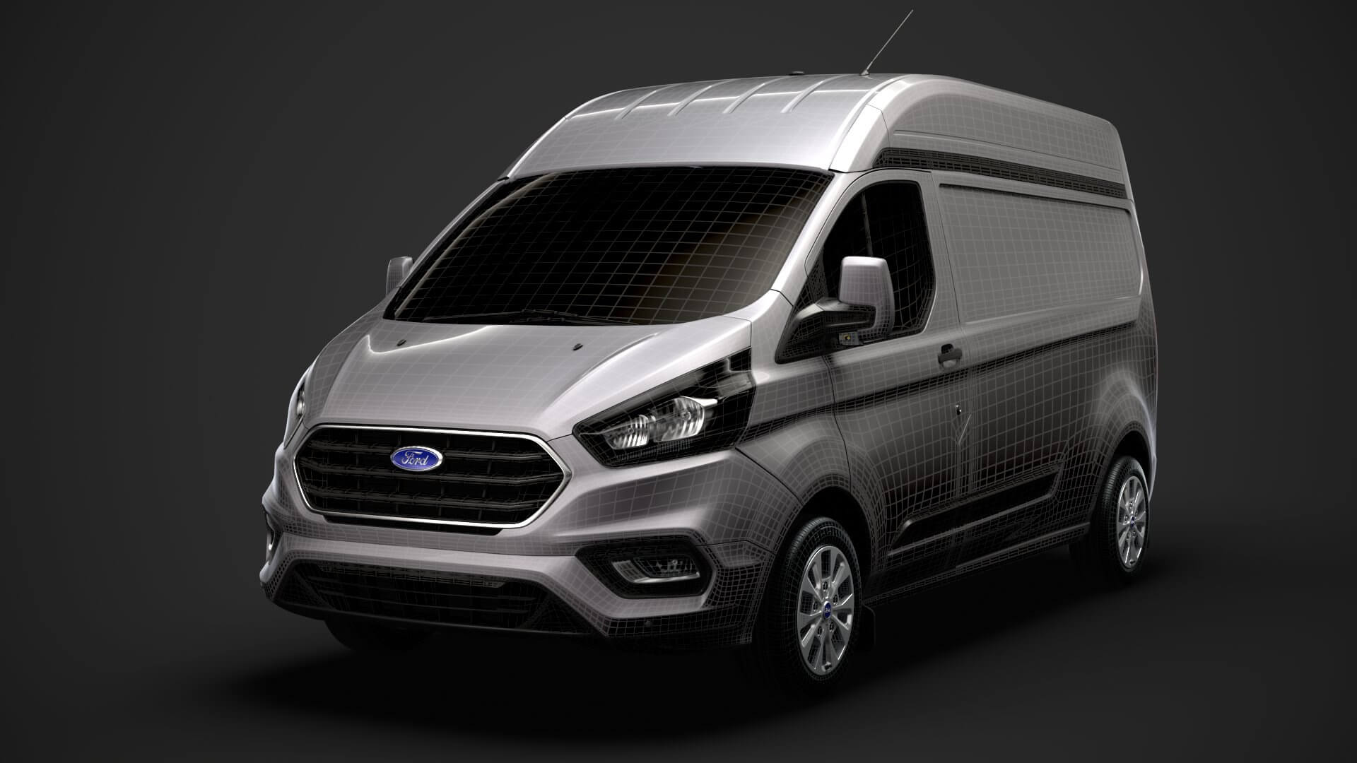 Ford Transit Custom L2H2 2020 - 3D Model by Creator 3D