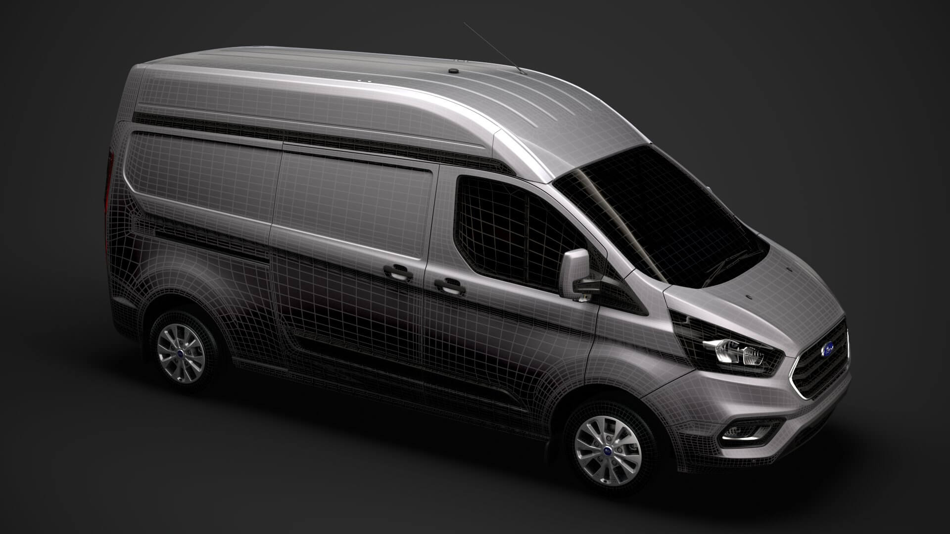 Ford Transit Custom L2H2 2020 - 3D Model by Creator 3D