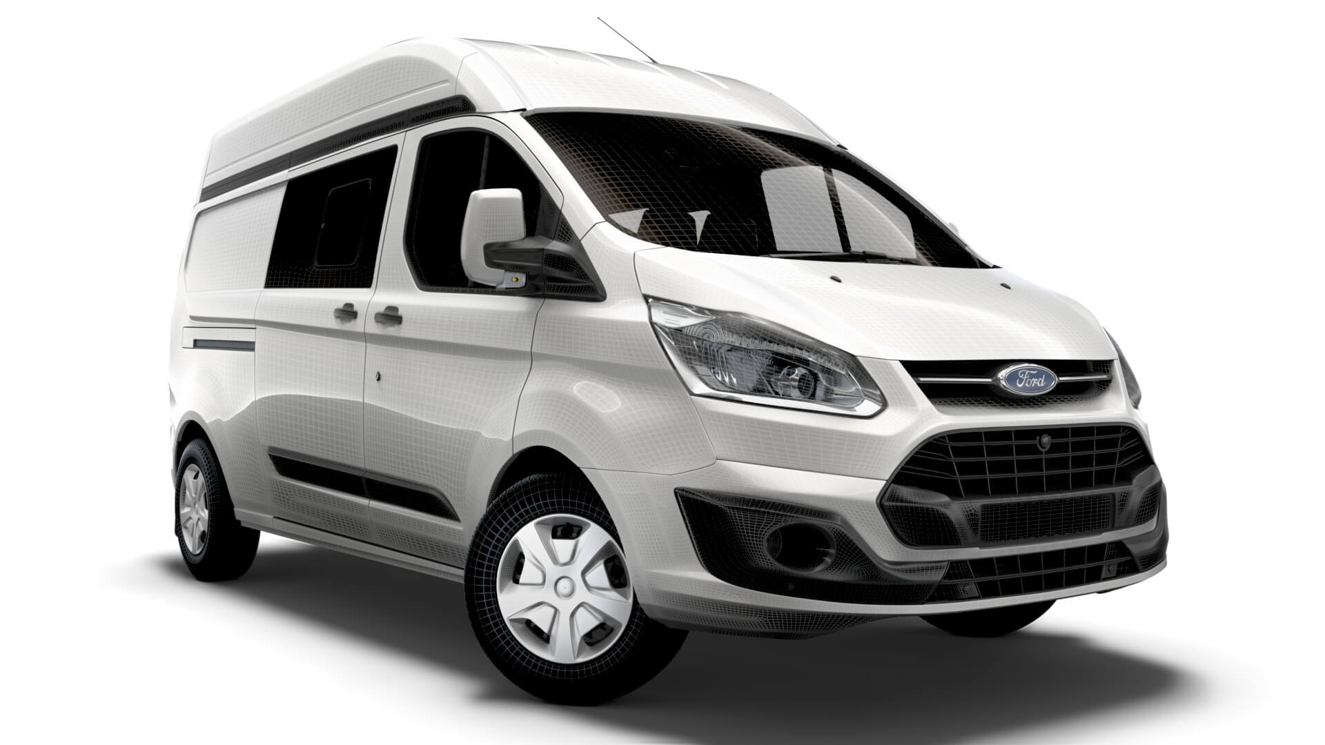 Ford Transit Custom L2H2 DCIV 2018 - 3D Model by Creator 3D