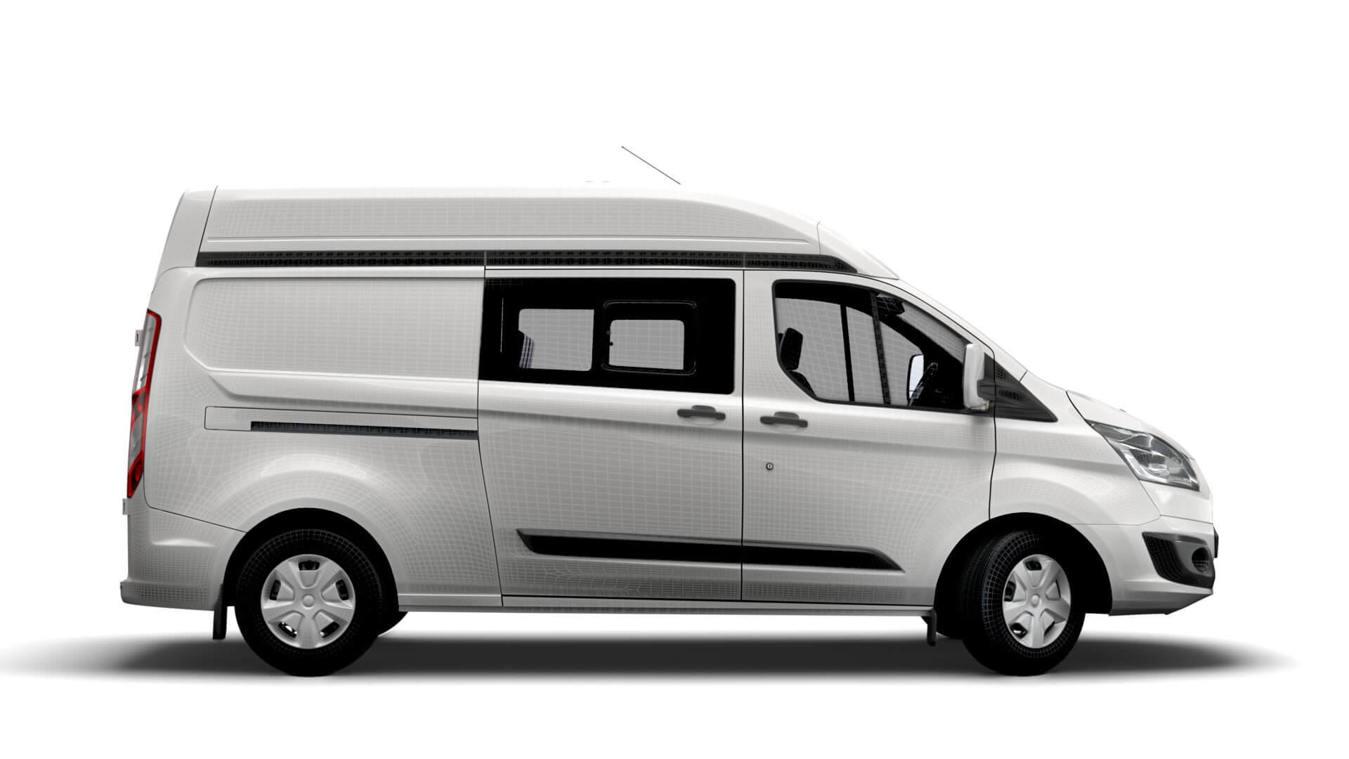 Ford Transit Custom L2H2 DCIV 2018 - 3D Model by Creator 3D