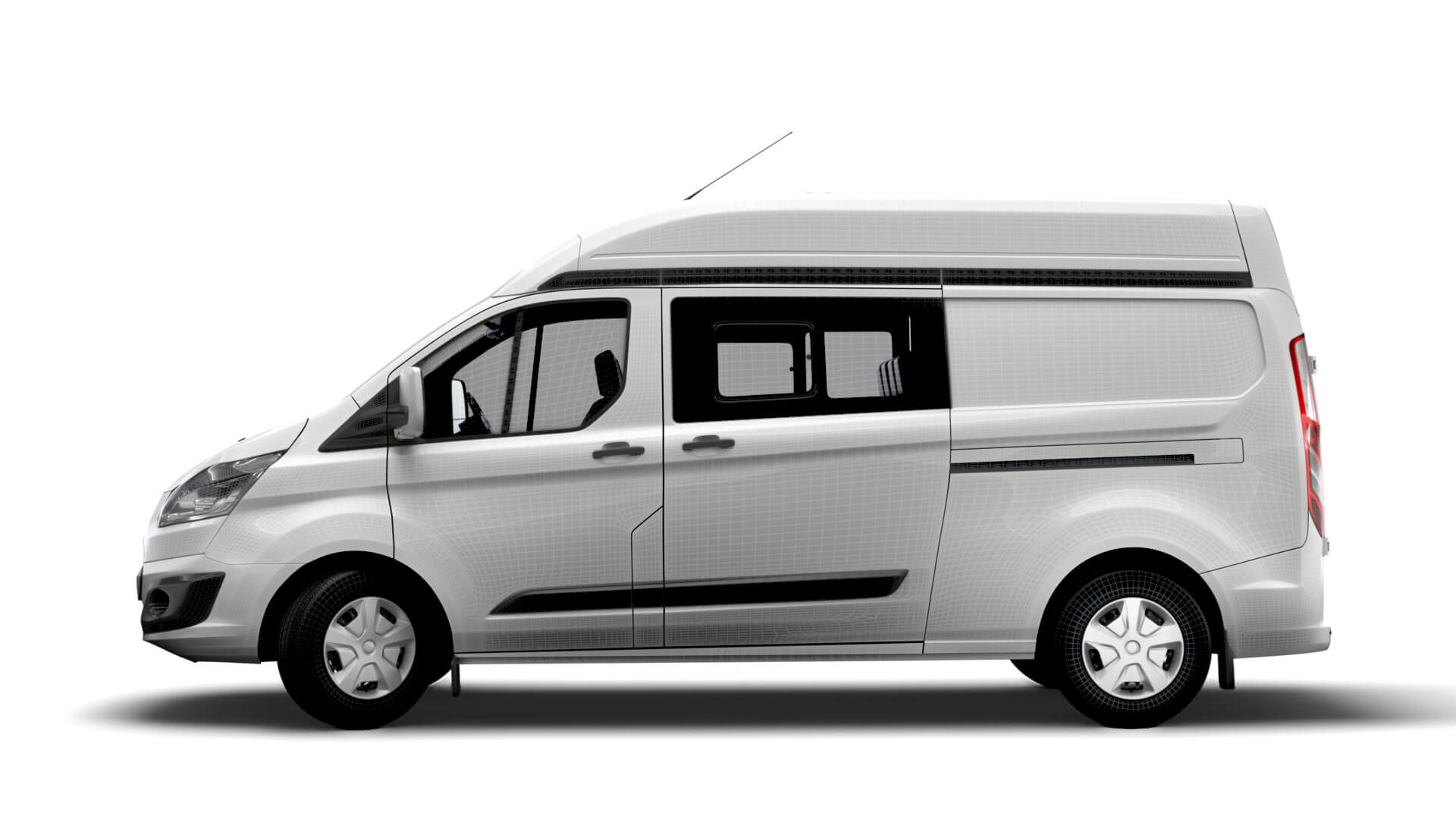 Ford Transit Custom L2H2 DCIV 2018 - 3D Model by Creator 3D