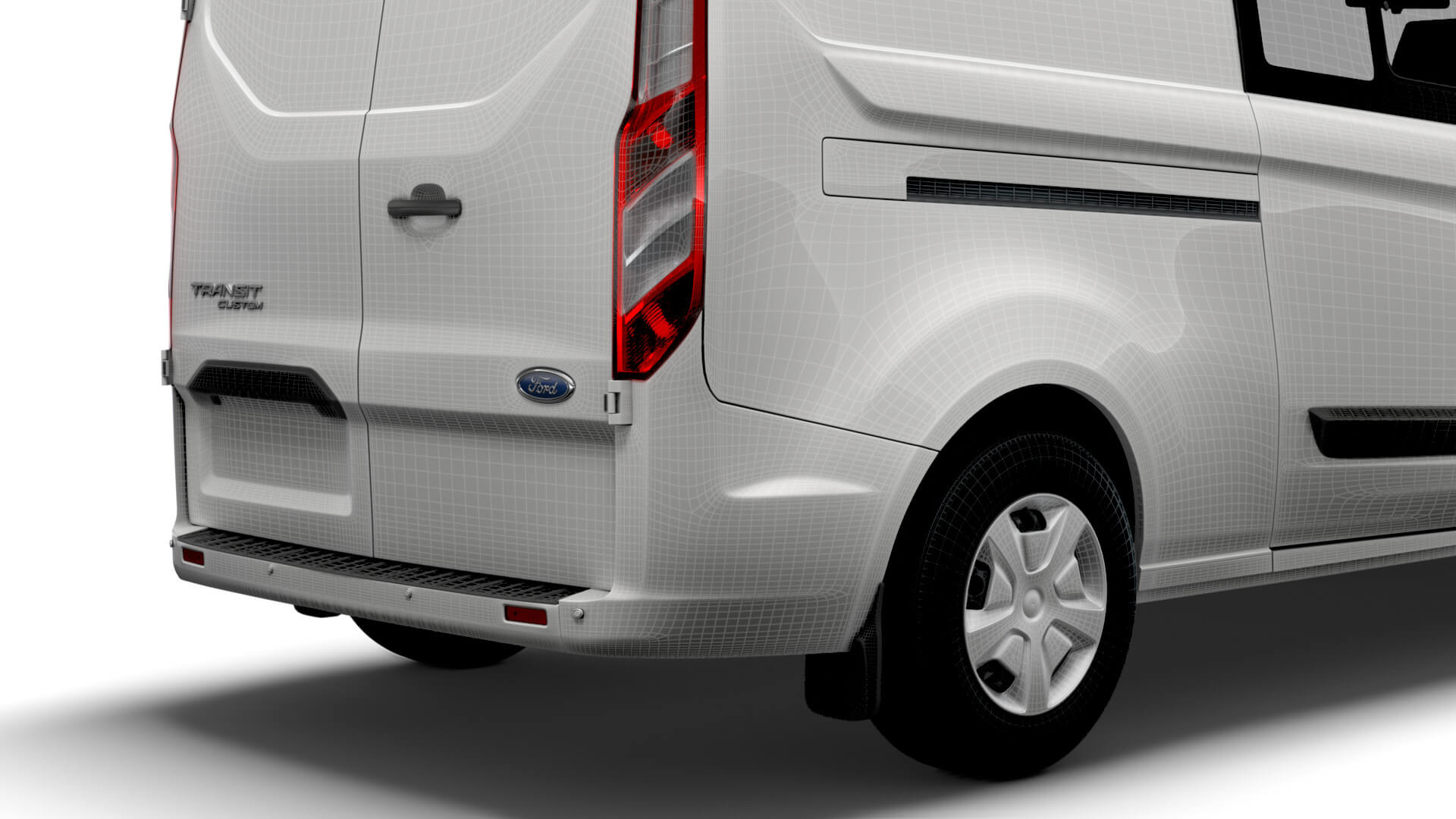 Ford Transit Custom L2H2 DCIV 2018 - 3D Model by Creator 3D