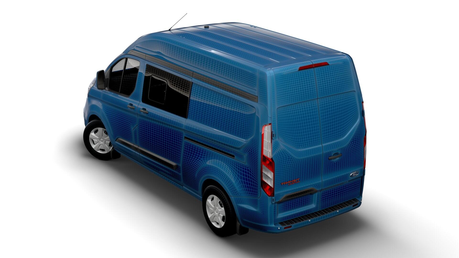 Ford Transit Custom L2H2 Trend DCIV UK Spec - 3D Model by Creator 3D