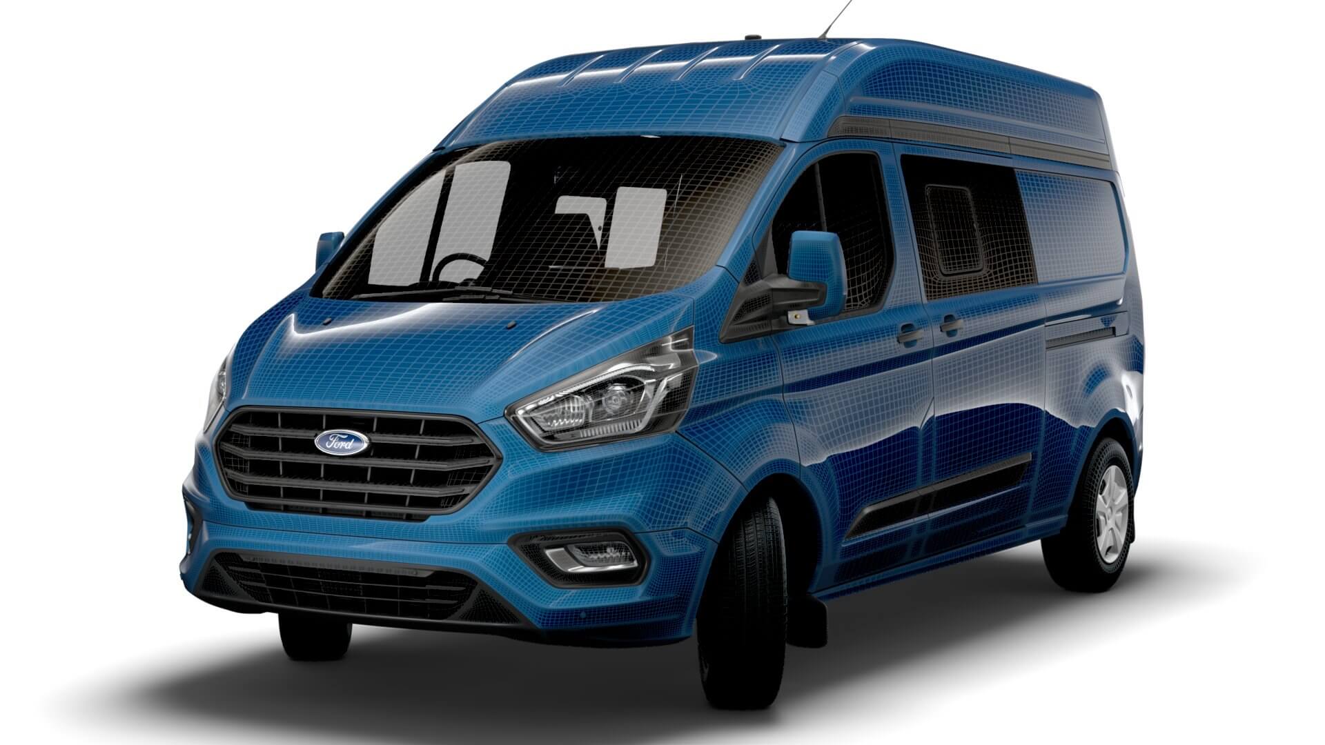 Ford Transit Custom L2H2 Trend DCIV UK Spec - 3D Model by Creator 3D