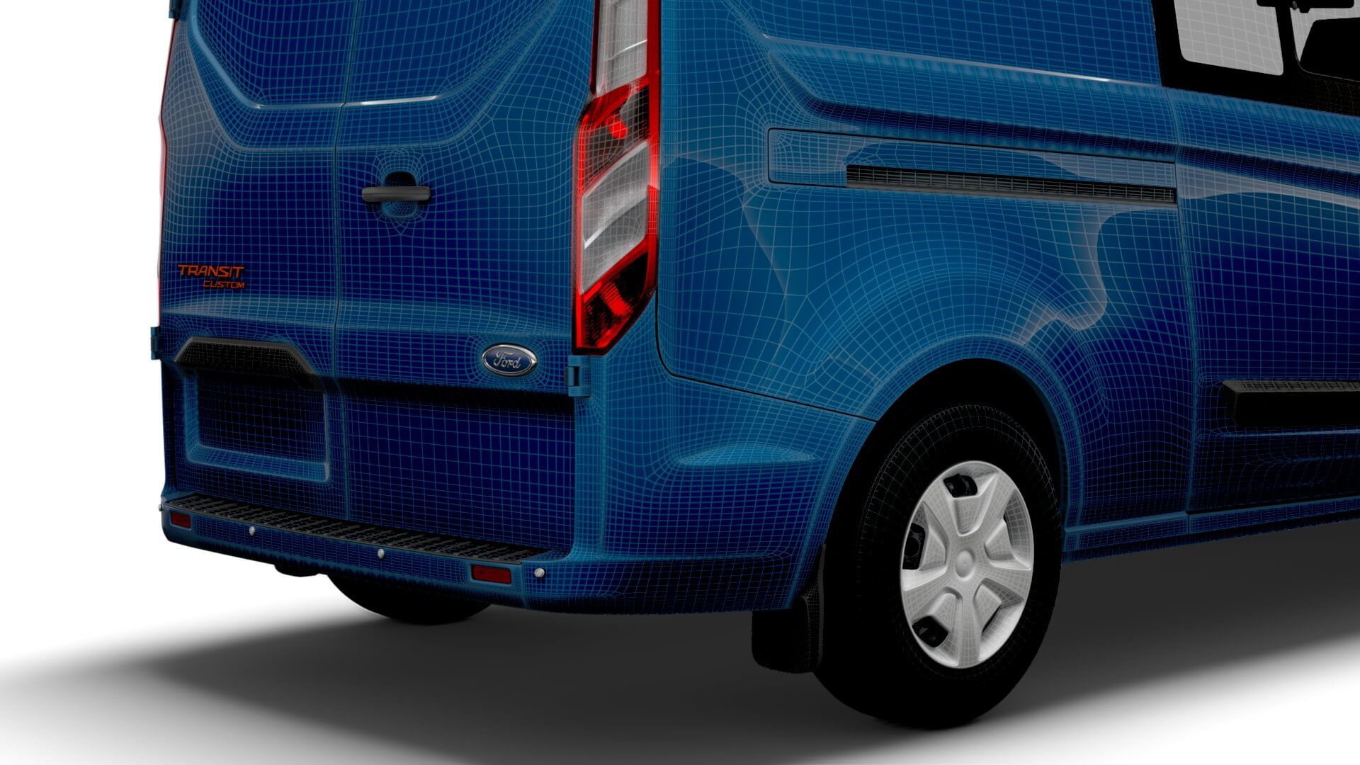 Ford Transit Custom L2H2 Trend DCIV UK Spec - 3D Model by Creator 3D