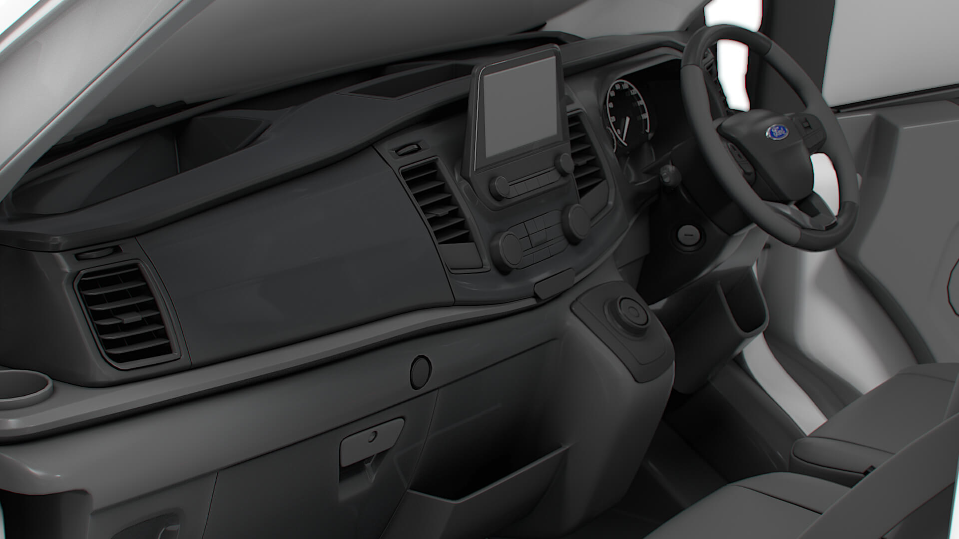 Ford Transit Custom L2H2 Ukspec Hqinterior 2022 - 3D Model by Creator 3D