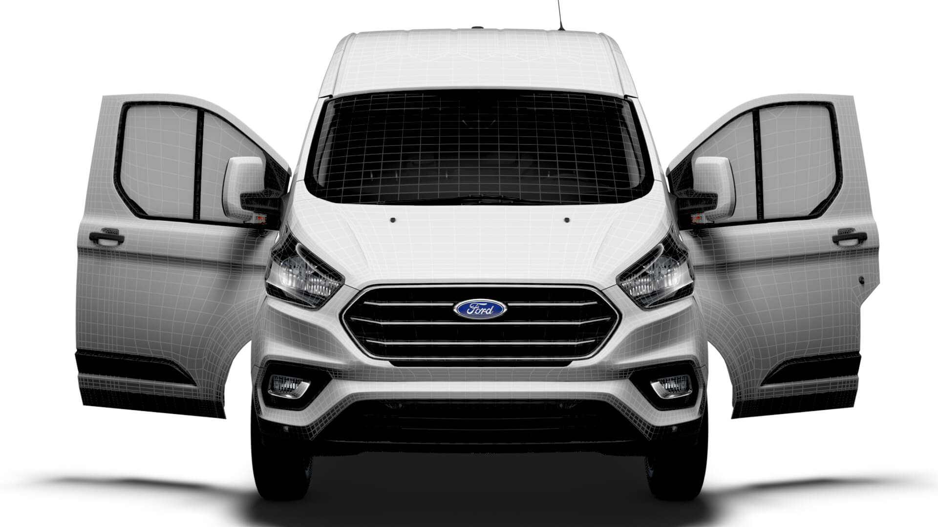 Ford Transit Custom L2H2 Ukspec Hqinterior 2022 - 3D Model by Creator 3D