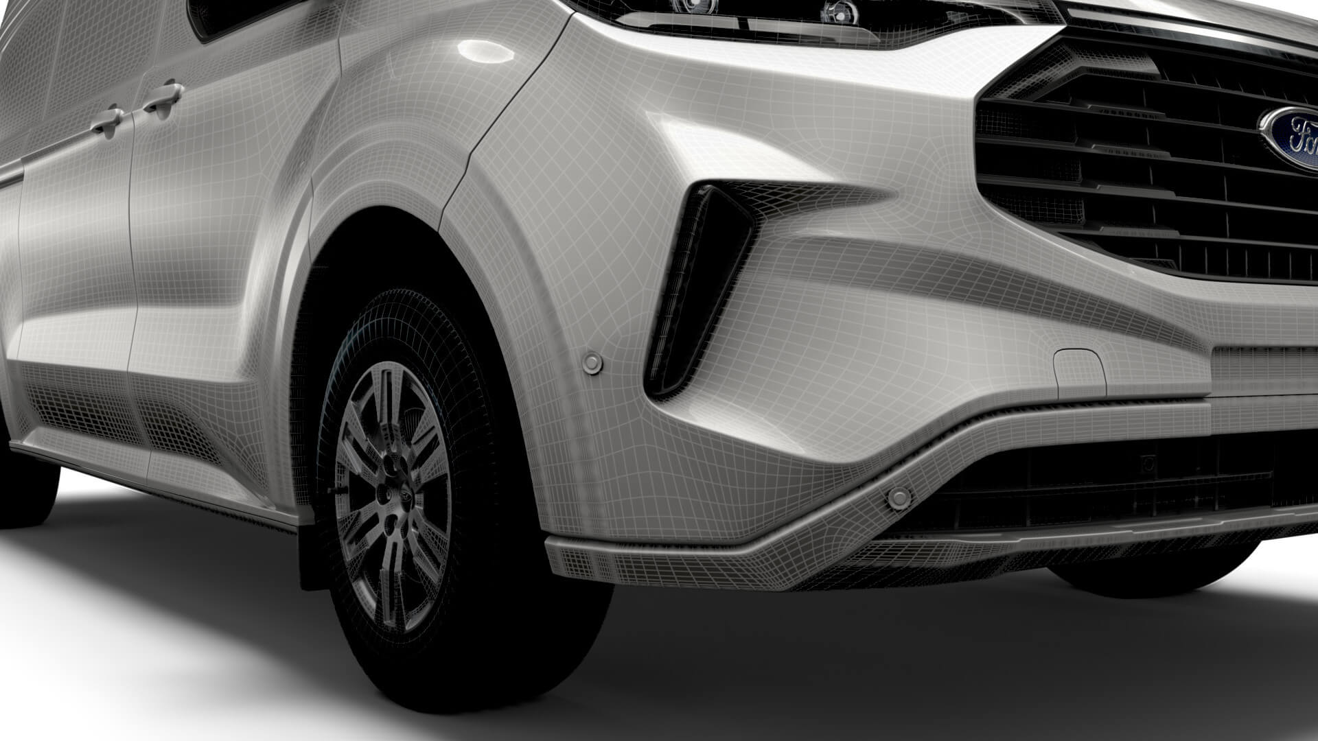 Ford Transit Custom Limited L2H2 2023 - 3D Model by Creator 3D