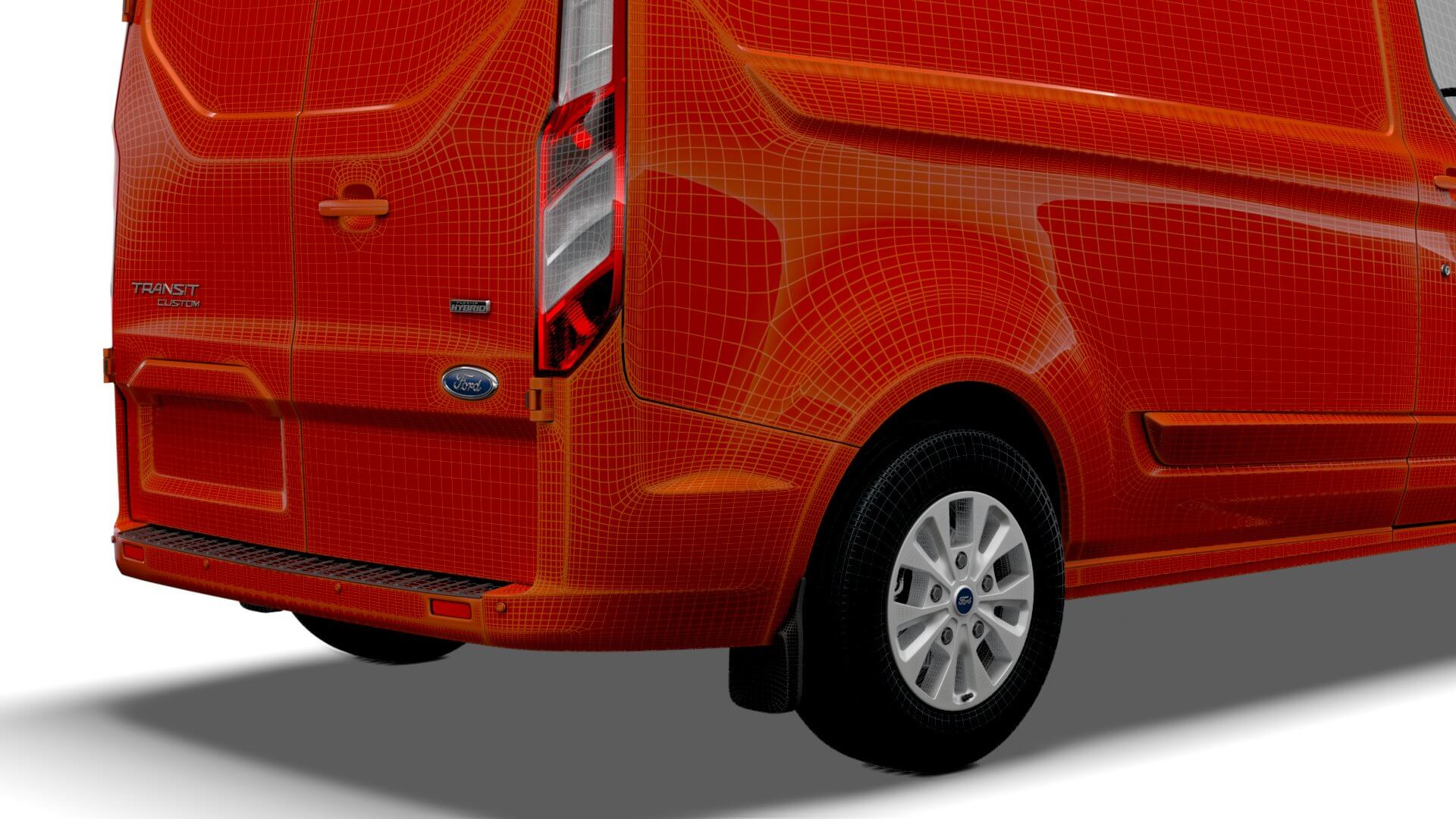 Ford Transit Custom PHEV L1H1 UK Spec - 3D Model by Creator 3D