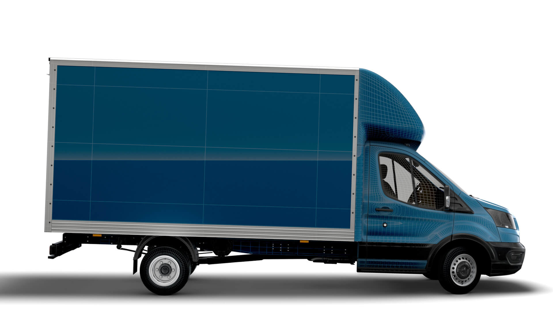 Ford Transit Luton Box 2023 - 3D Model by Creator 3D