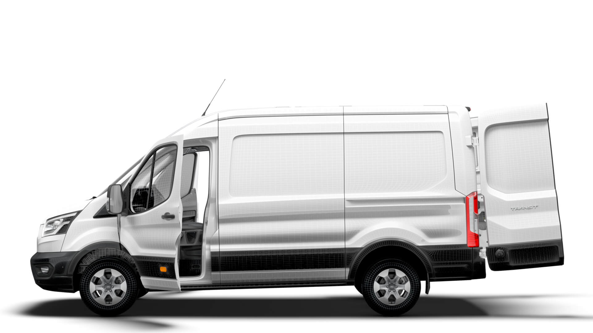 Ford Transit Van L2H2 Hqinterior 2024 - 3D Model by Creator 3D
