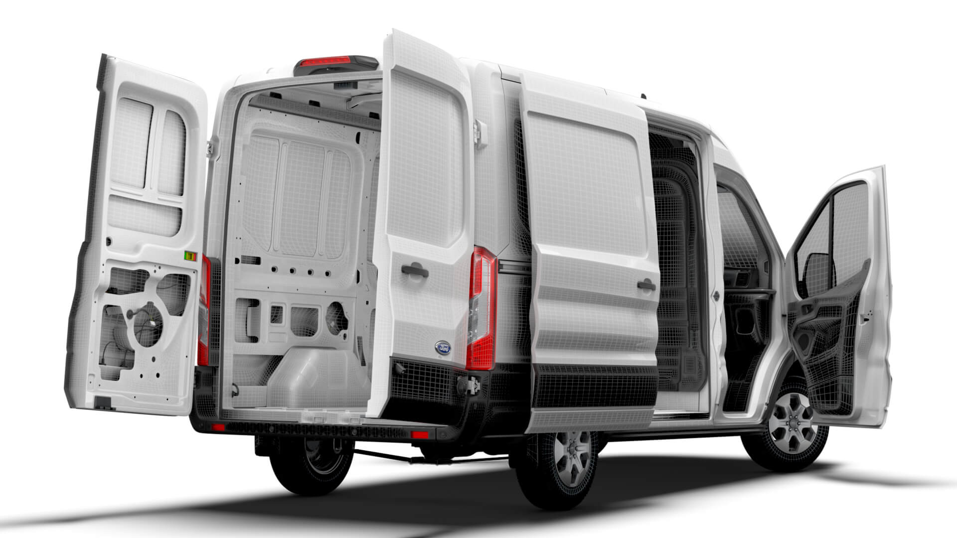 Ford Transit Van L2H2 Hqinterior 2024 - 3D Model by Creator 3D