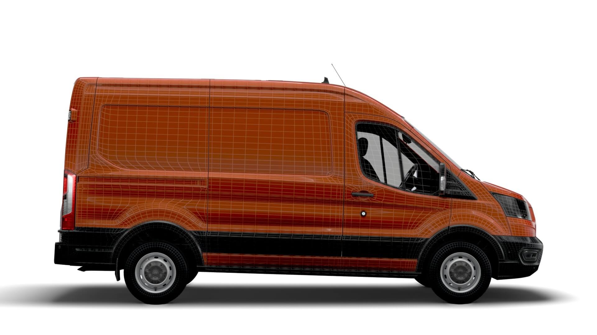 Ford Transit Van L2H2 Leader 2021 - 3D Model by Creator 3D