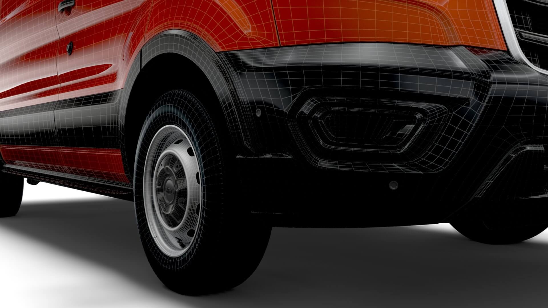 Ford Transit Van L2H2 Leader 2021 - 3D Model by Creator 3D