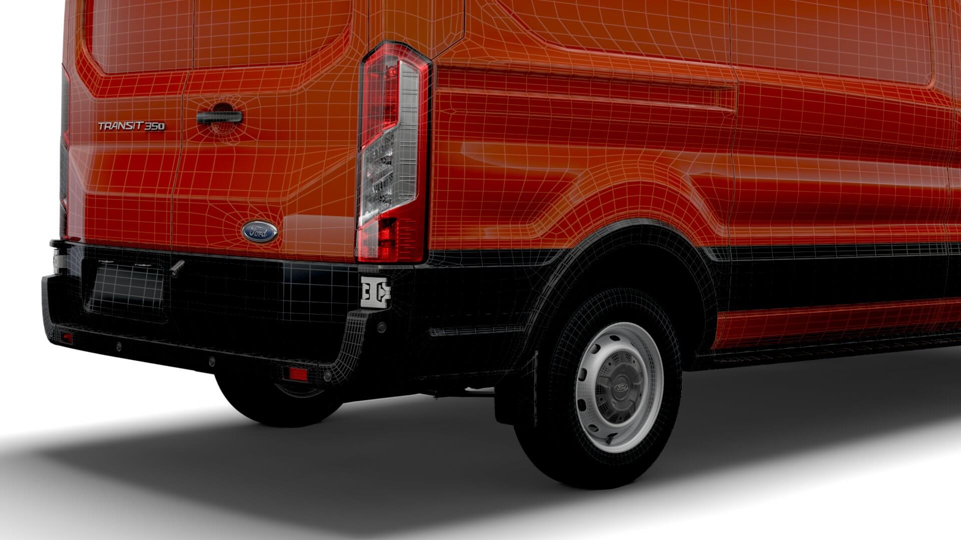 Ford Transit Van L2H2 Leader 2021 - 3D Model by Creator 3D