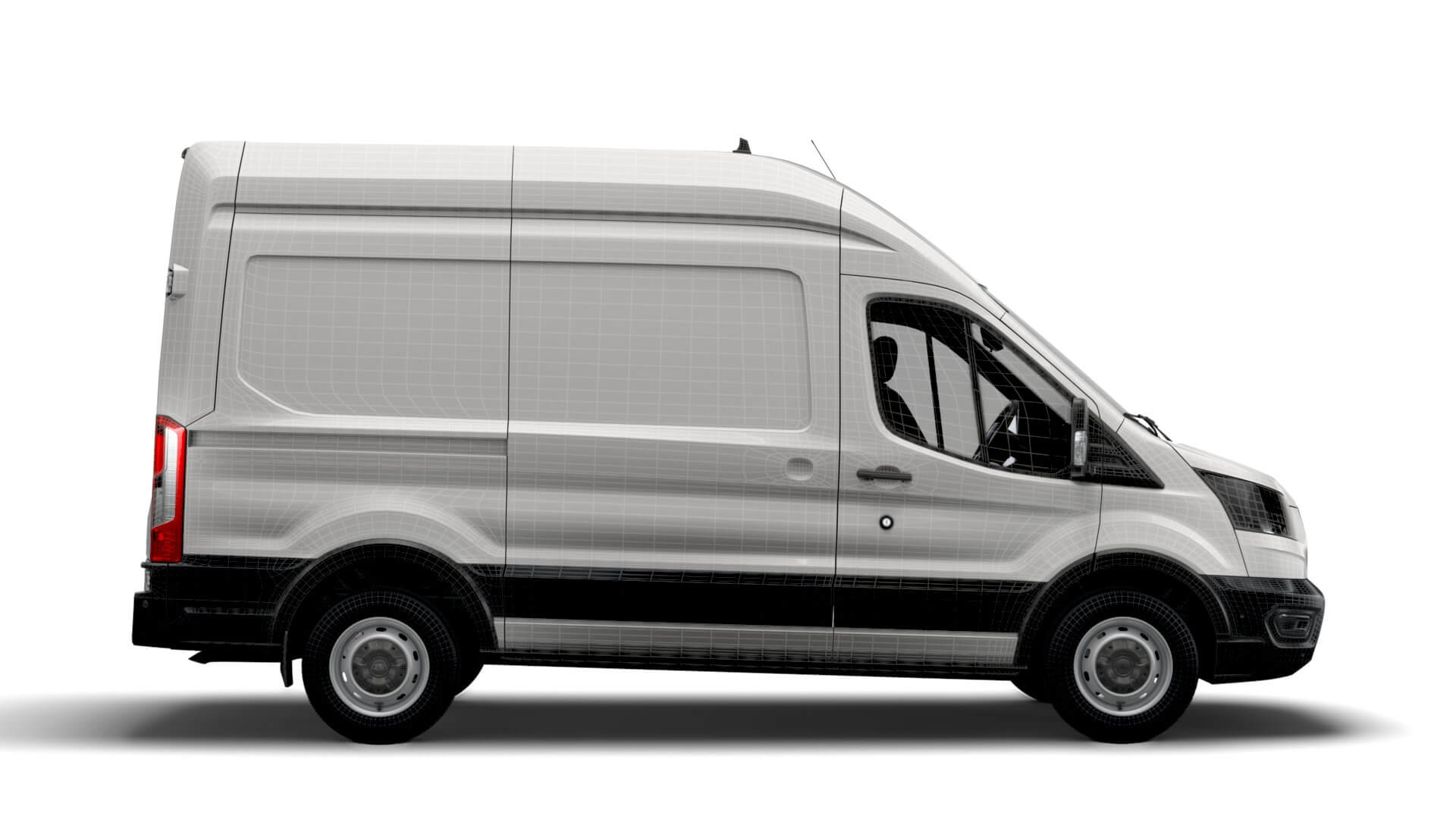 Ford Transit Van L2H3 Leader 2021 - 3D Model by Creator 3D