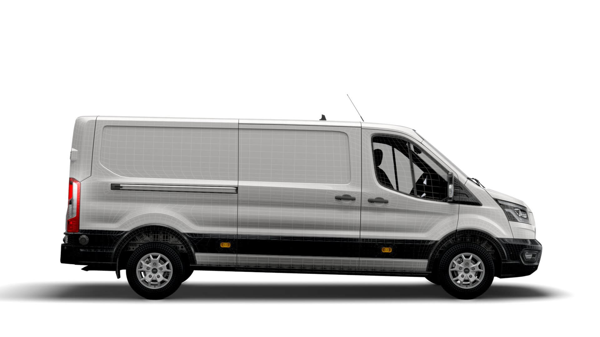 Ford Transit Van L3H1 Limited 2021 - 3D Model by Creator 3D