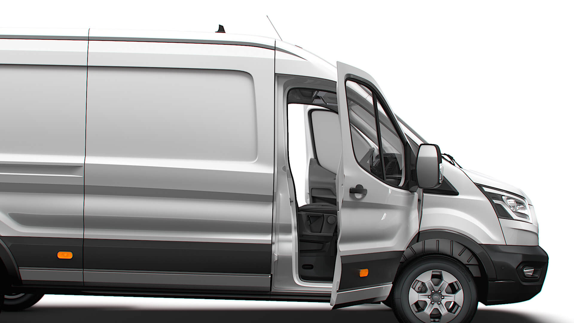 Ford Transit Van L3H2 UK-spec Hqinterior 2024 3D Model by Creator 3D