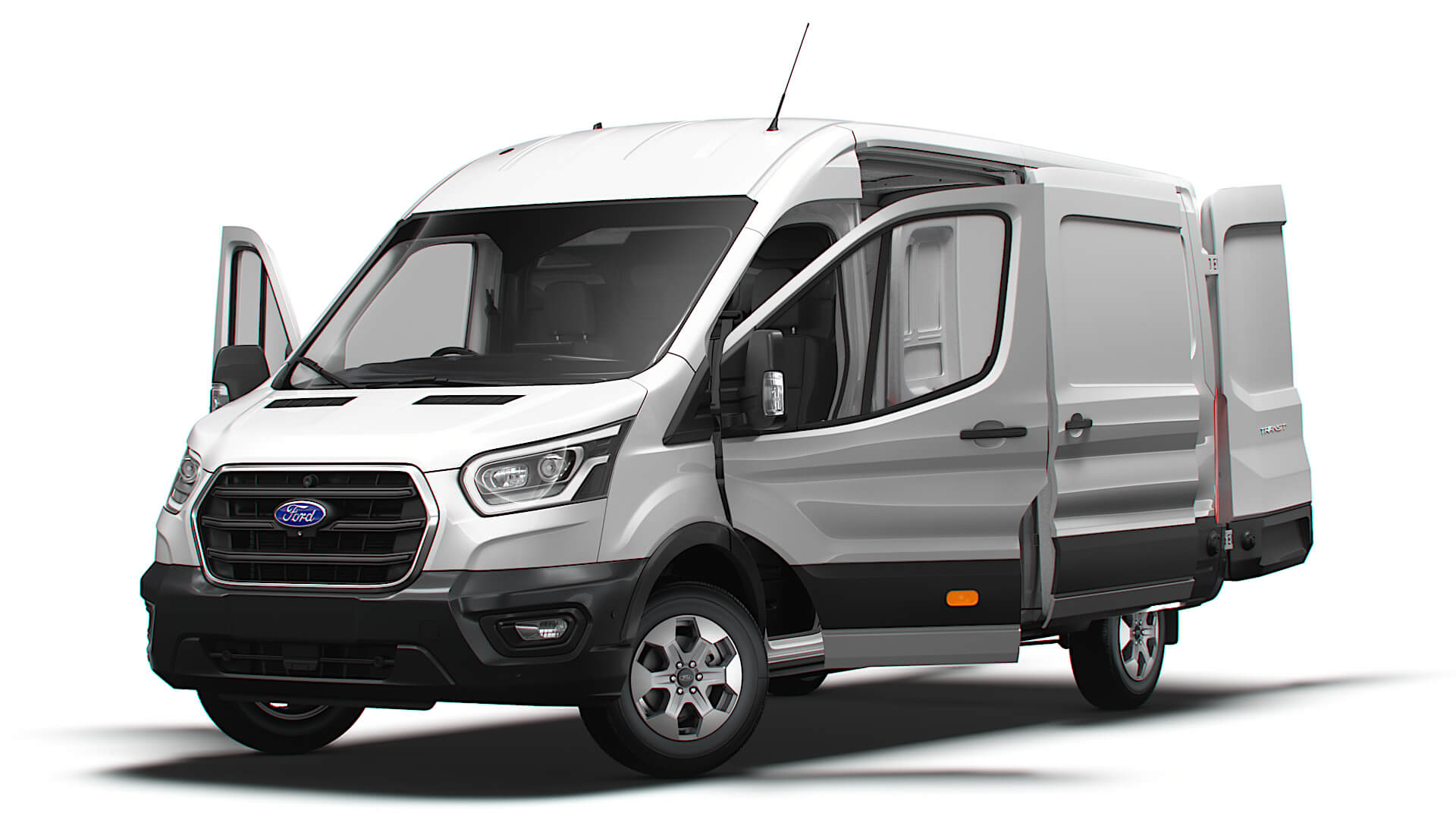 Ford Transit Van L3H2 UK-spec Hqinterior 2024 3D Model by Creator 3D