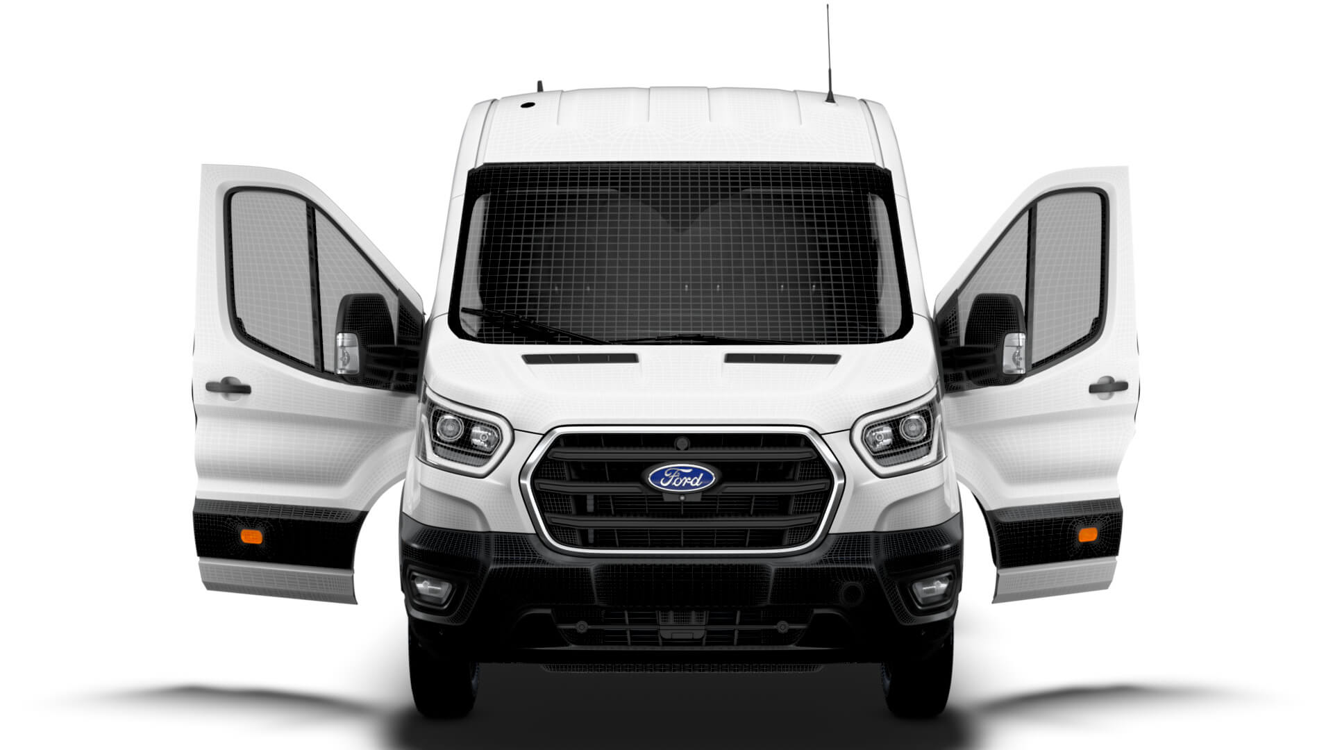 Ford Transit Van L3H2 UK-spec Hqinterior 2024 3D Model by Creator 3D