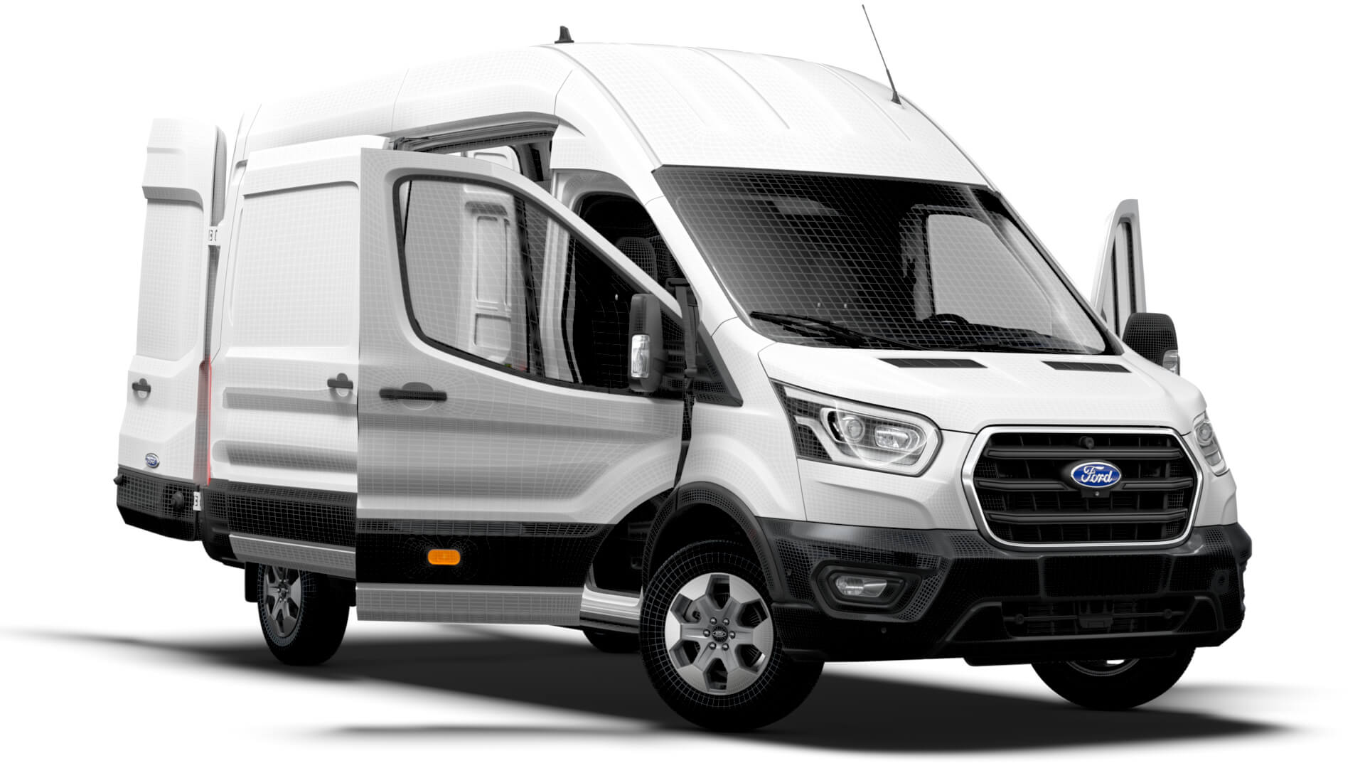 Ford Transit Van L3H3 Hqinterior 2024 - 3D Model by Creator 3D