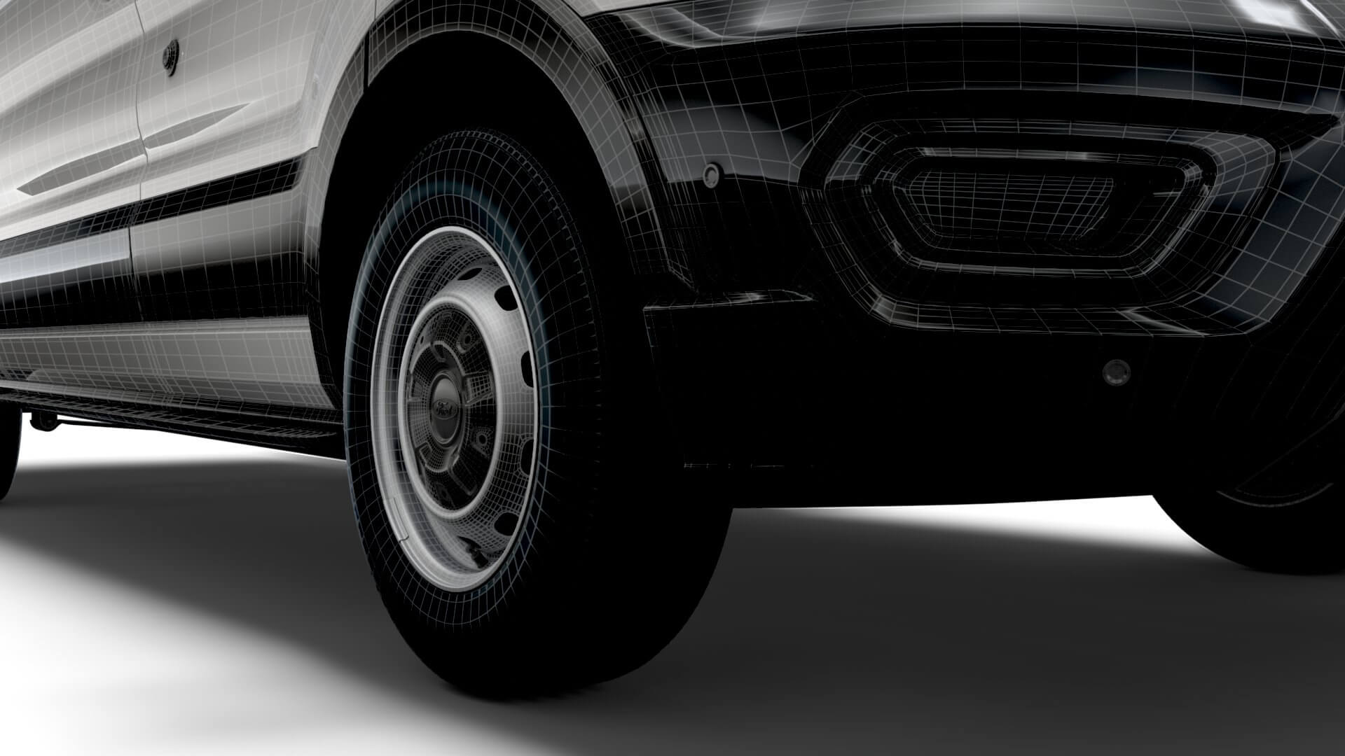 Ford Transit Van L4H2 Leader 2021 - 3D Model by Creator 3D