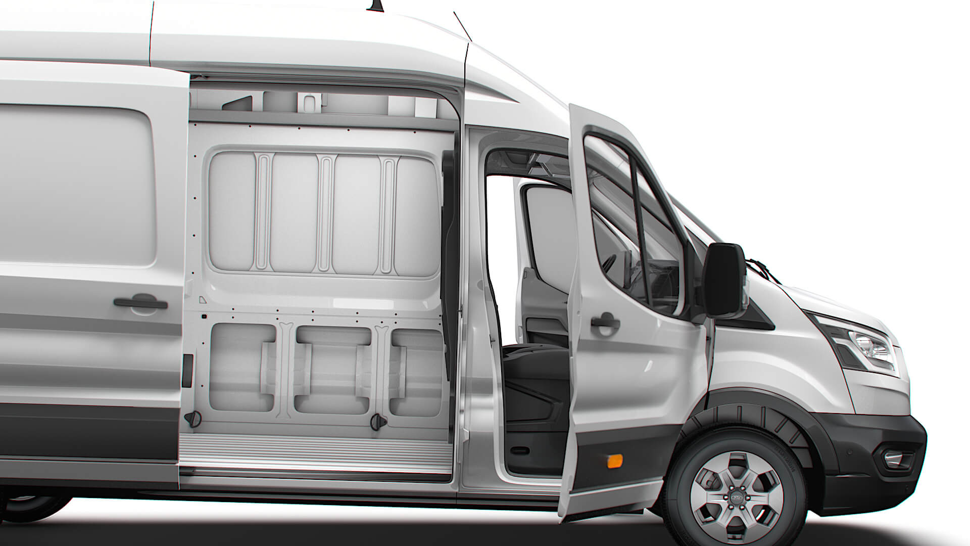 Ford Transit Van L4H3 Hqinterior 2024 - 3D Model by Creator 3D