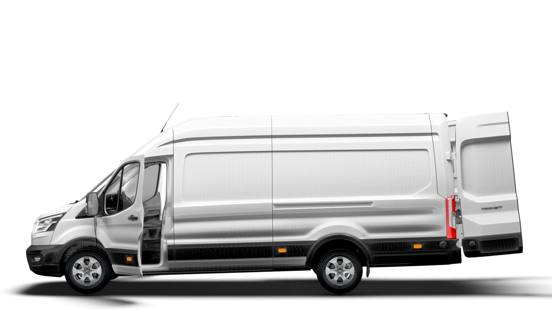 Ford Transit Van L4H3 Hqinterior 2024 - 3D Model by Creator 3D