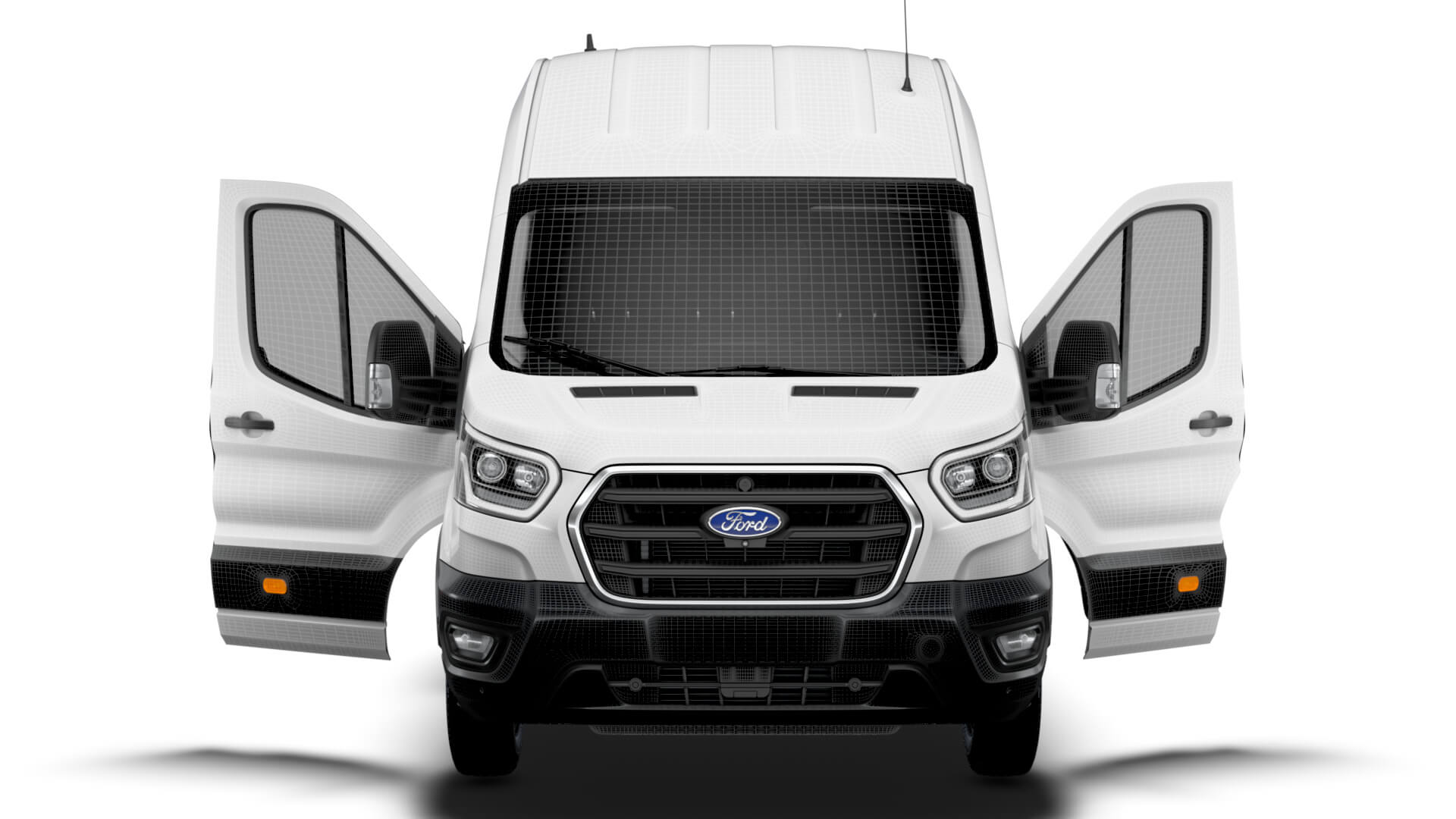 Ford Transit Van L4H3 Hqinterior 2024 - 3D Model by Creator 3D