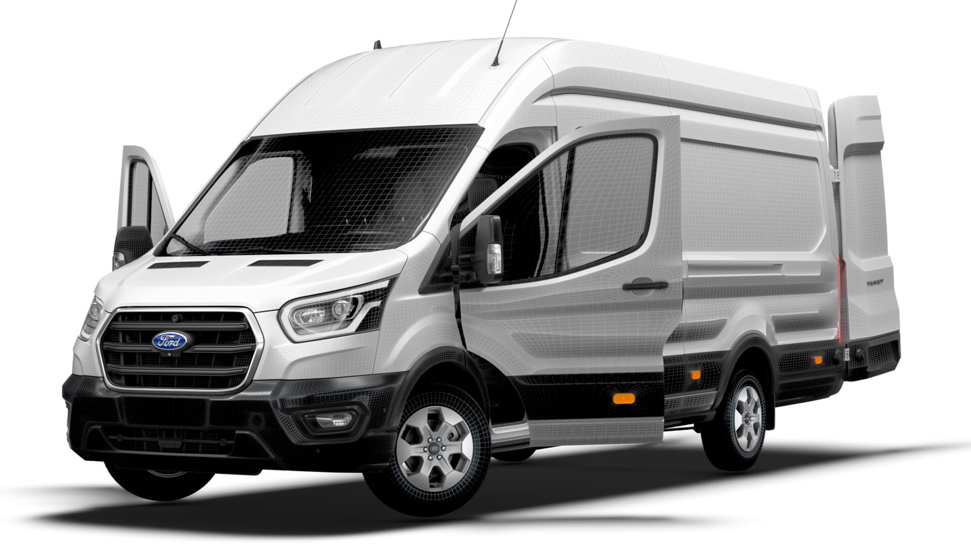 Ford Transit Van L4H3 Hqinterior 2024 - 3D Model by Creator 3D