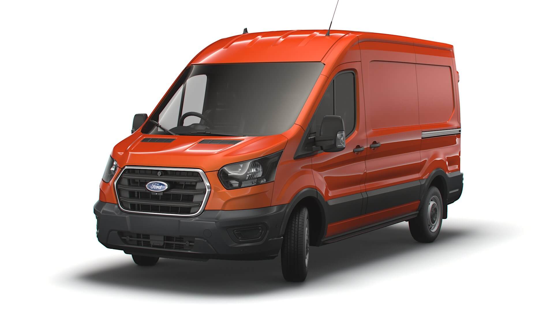 Ford Transit Van UK Spec L2H2 Leader 2020 - 3D Model by Creator 3D