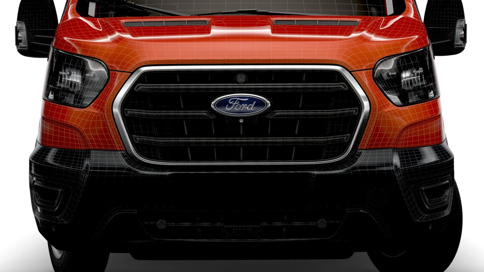 Ford Transit Van UK Spec L2H2 Leader 2020 - 3D Model by Creator 3D